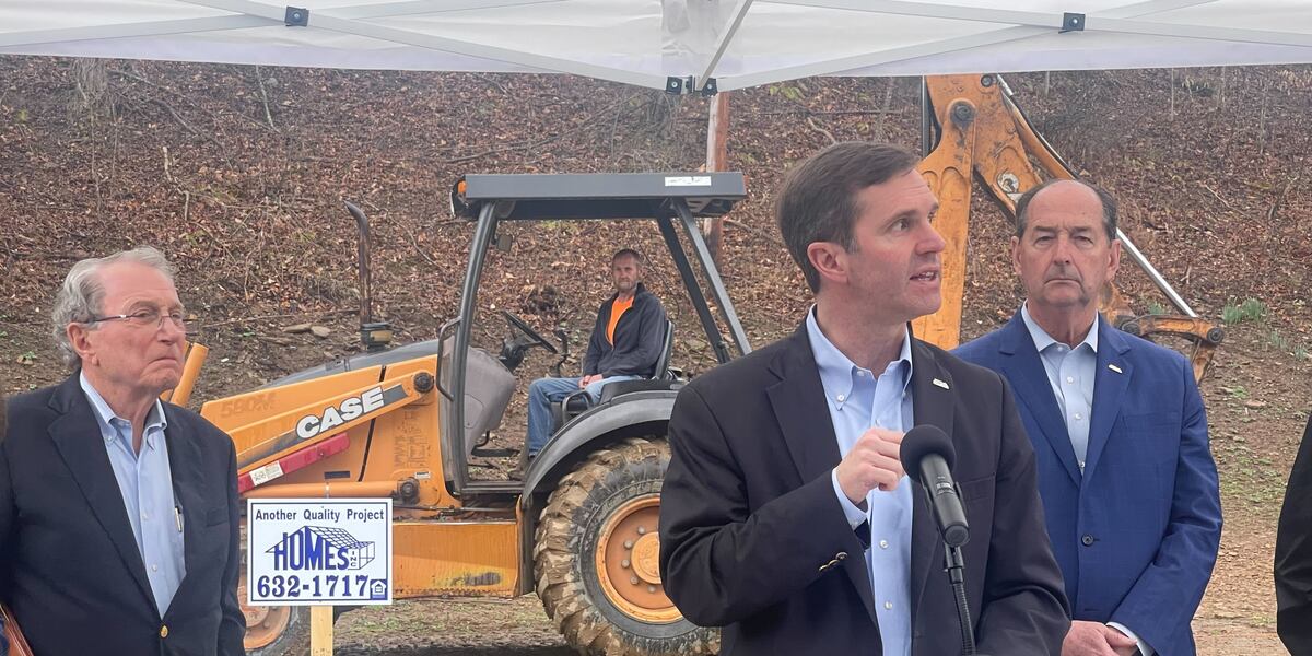 Gov. Andy Beshear visits Letcher County, breaks ground on new flood ... Gov. Andy Beshear visits Letcher County, breaks ground on new flood ...